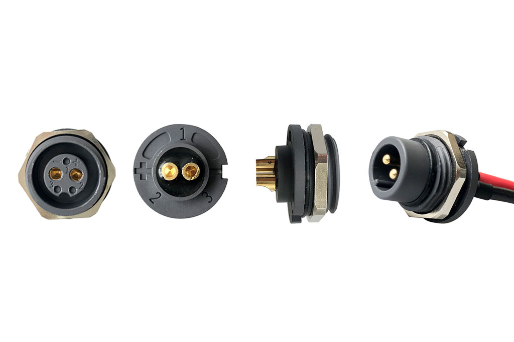 522A 5 pin Panel Mount Battery connector - Buy HT-F-5222A, ebike ...